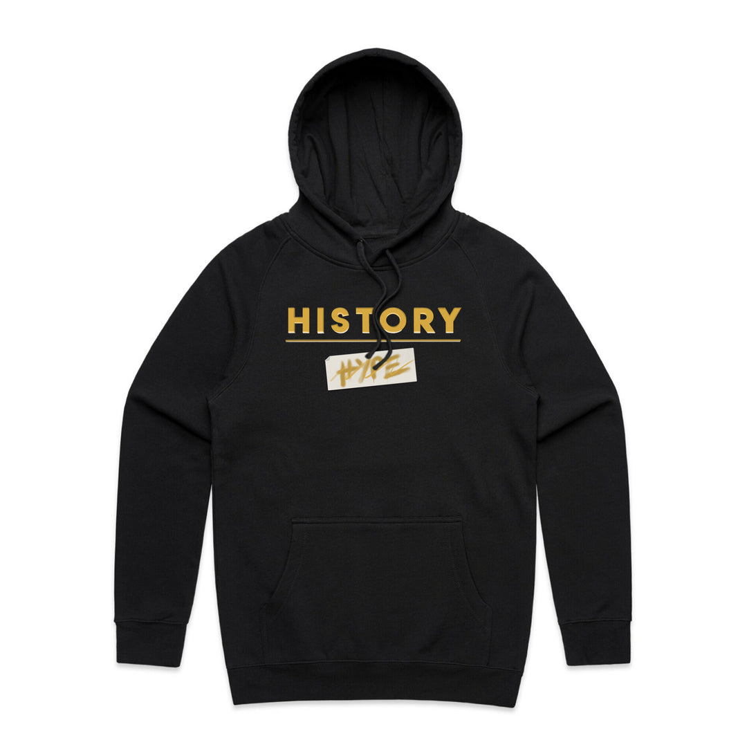 History Over Hype Hoodie (Black) – Since Apparel